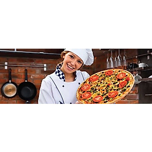 FibraMent-D Round Home Oven Pizza Baking Stone 13 5/8-Inch Round