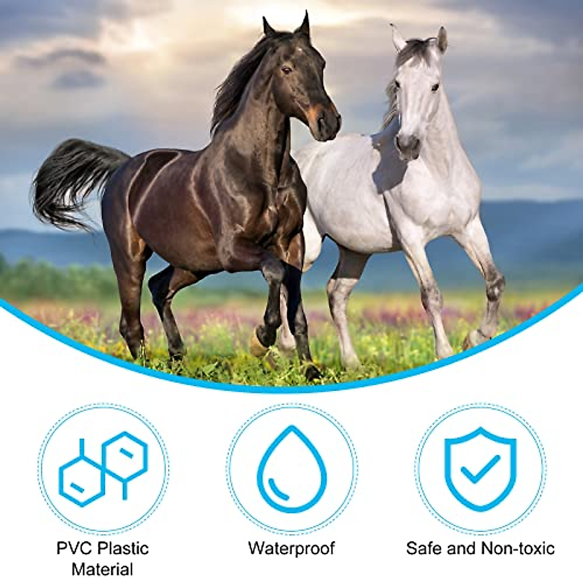 QUEEN KING Horse Measuring Tape for Height and Weight Multifunctional Measuring Stick Horse Weight Tape PVC Weight Tape 8.2ft Long