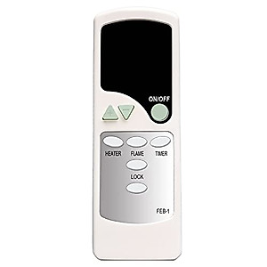 Replacement for Style Selections Electric Fireplace Heater Remote Control 0781462 F15-I-005-071B