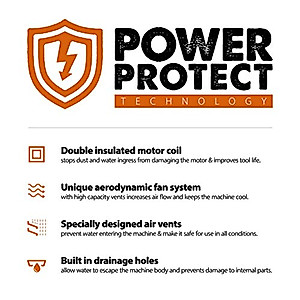Evolution R230DCT - 9 in Concrete Saw (Aka Circular, Angle Grinder, Cut Off/Chop Saw, Demo Saw, Disc/Power Cutter) - 15A Motor, No Gas - 3-1/2 In Cut - Incl Diamond Masonry Blade