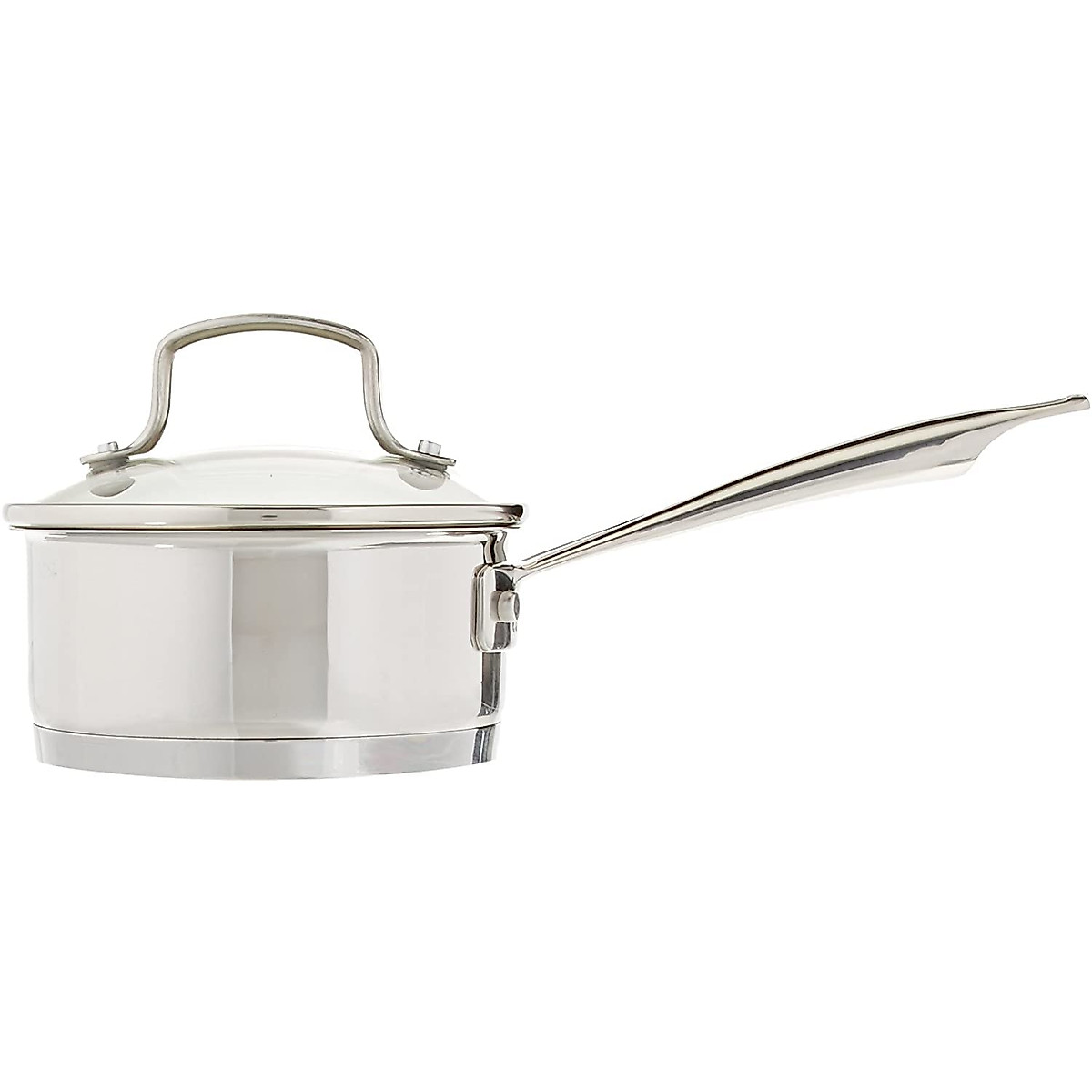 Cuisinart 8919-14 Professional Series 1-Quart Saucepan with Cover, Stainless Steel & 719-16 1.5-Quart Chef's-Classic-Stainless-Cookware-Collection, Saucepan w/Cover