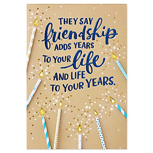 American Greetings Birthday Card for Friend (Live Forever)