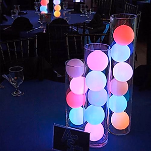 Sterose Floating Pool Lamp Float or Hang in Pool Garden Backyard Pond Party Decoration Inflatable Wateproof RBG Lamp Accessories Waterproof IP67 Lighting Outdoor Garden Lights for Pond Swimming Pool