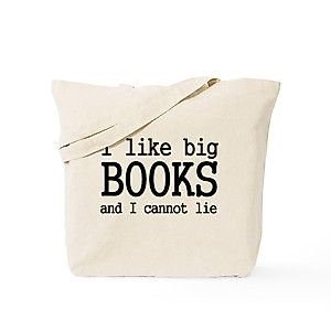 CafePress I Like Big Books And I Cannot Tote Bag Canvas Tote Shopping Bag