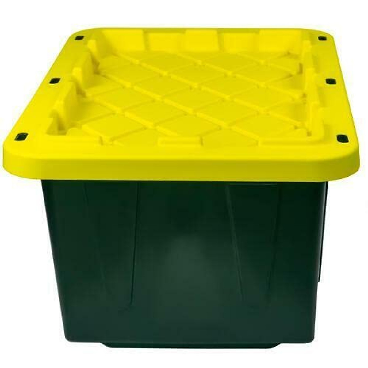 1 Pc of 27 Gallon Tote Box Plastic Storage Large Bin Organizer Stackable Container Lid