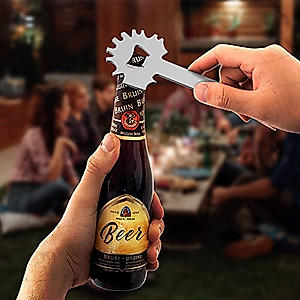 2 Pack BBQ Grill Scraper Gifts for Men, Stocking Stuffers for Men, Gifts for Women Dad Mom Husband, Bristle Free Safe BBQ Scraper Fits Any Grilling Grate or Smoker Cleaning Tool and Kitchen Gadgets