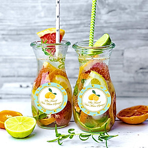 She Found Her Main Squeeze Lemon Bridal Shower Favor Stickers,Lemon Stickers Great for Party Favors, Envelope Seals and Goodie Bags,2 inches 180pcs.