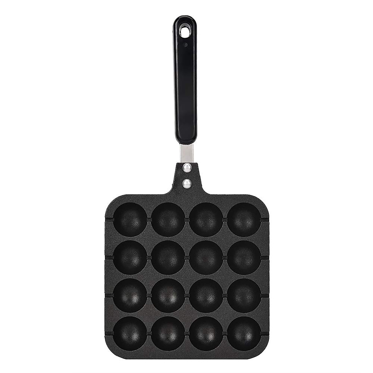 Takoyaki Grill Pan Plate, Non-Stick Solid Takoyaki Tray with 4 Baking Needle for Takoyaki and Round Pancakes