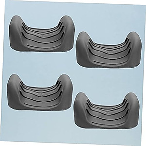 CLISPEED 4 Pcs Fishing Gloves The Ove Glove Fish Catching Gloves Fishing Accessories Grey Catch Fish Rubber Gloves Non-Slip Fishing Gloves Skidproof Rubber Gloves Hand Fish Catcher Glove