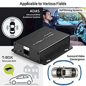 100BASE Ethernet Media Converter Device 2-wire Ethernet BroadR-Reach(100BASE-T1) to Fast Ethernet (100BASE-TX) Automotive IEEE 100BASE-T1 compliant with 100Mbit/s transmit