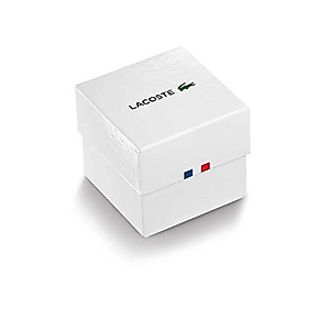 Lacoste 12.12 Women's Quartz Plastic and Silicone Strap Watch, Color: White (Model: 2001211)
