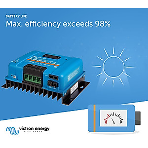 Victron Energy SmartSolar MPPT Tr VE. Can 250V 70 amp 12/24/36/48-Volt Solar Charge Controller (Bluetooth)