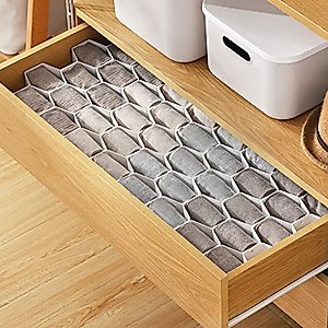 MORNITE Sock Drawer Organizer, Drawer Divider Organizer for Underwear Socks Ties Belts Assemble Honeycomb Separator Closet Cabinet DIY Desk Office 8pcs White