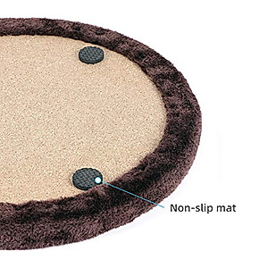 Happi N Pets The Original Cat Arch Self Groomer Cat Massager, Cat Hair Brush For Grooming With Sturdy Cat Scratching Pad And Catnip Toy, Cat Face Scratchers, Durable Brusher, Cat Rubbing Post & Scratcher