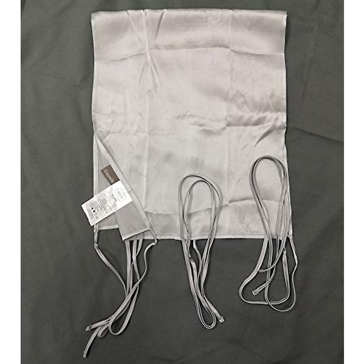 Cozysilk 100% Mulberry Silk Cot Sleeve for Cribs, Mini Crib Silk Slip, with 100% Cotton Crib Fitted Sheet 28x52 Inch for Standard Crib and Toddler Mattress, White