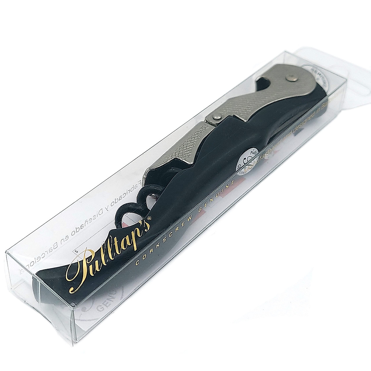 Pulltap's Genuine Slider Boss 150 Wine Key Corkscrew (Cromado - Chrome)