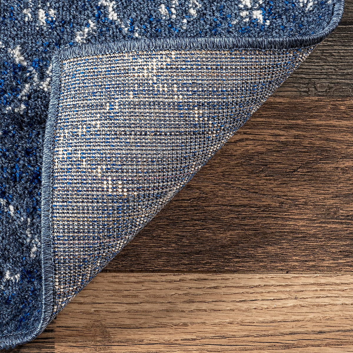 nuLOOM 2x3 Moroccan Blythe Area Rug, Dark Blue, Faded Bohemian Design, Stain Resistant, For Bedroom, Dining Room, Living Room, Hallway, Office, Kitchen, Entryway