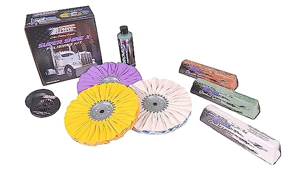 ZEPHYR Super Shine X Aluminum Polishing Kit - Ultimate Finish