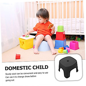 IMIKEYA 2pcs Low Stool Nonslip Footstool Step Stool for Kids Foot Stool Potty Poop Stool Toilet Step Stool Toddler Stool for Bathroom Toilet Stool Squat Non-Slip Child PVC