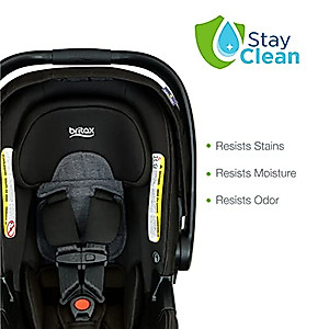 Britax B-Safe Gen2 FlexFit Infant Car Seat, StayClean - Stain, Moisure & Odor Resistant Fabric