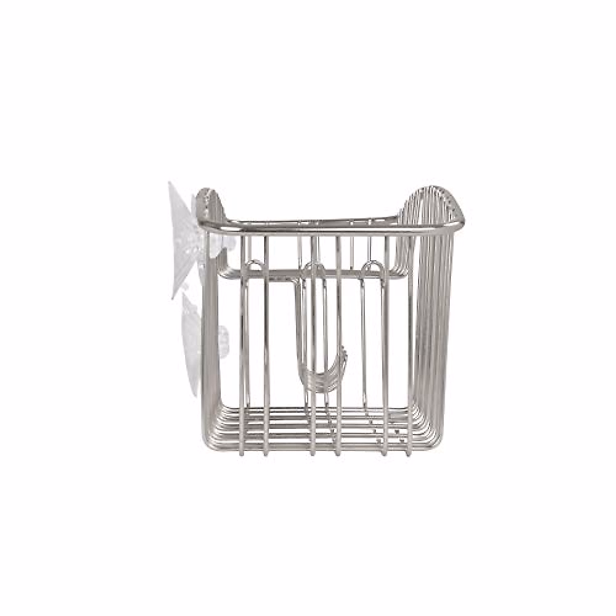 Spectrum Diversified Bathroom Contempo Shower, Stainless Steel, Basket w/Hooks