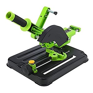 YaeTek Upgraded Angle Grinder Stand 45 Degree Clamp Angle Grinder Holder Bracket with Slide Handle for 100-125 Angle Grinder