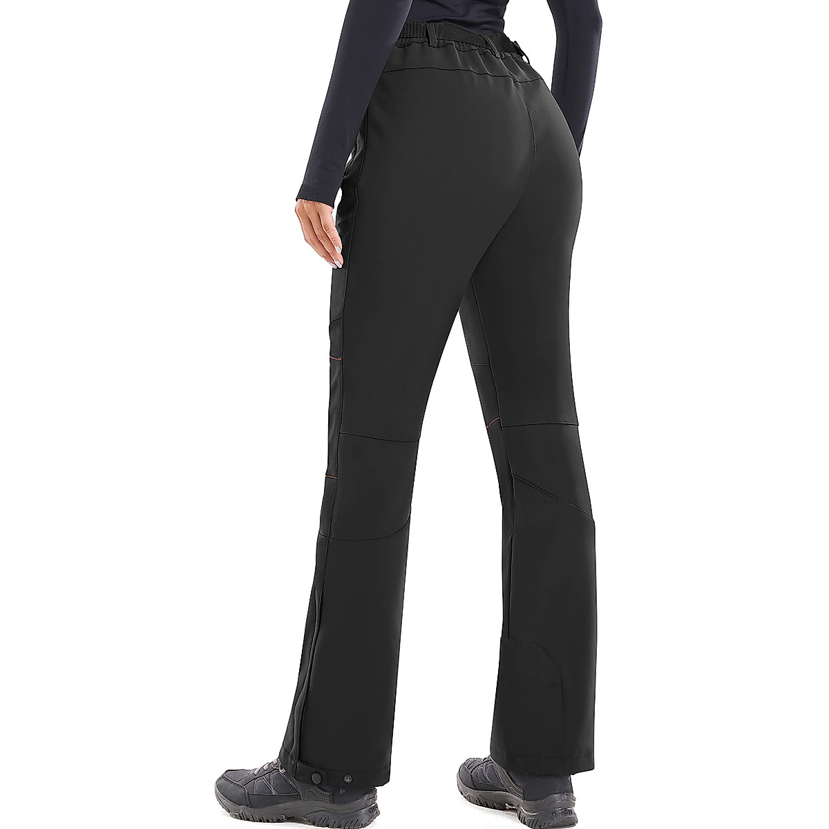 Heathyoga Snow Ski Pants Women Waterproof Softshell Insulated Fleece Lined Snowboard Pants Hiking Pants for Winter Outdoor