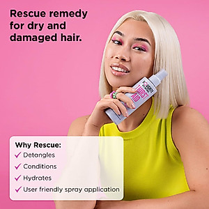 Noughty 97% Natural Thirst Aid Conditioning and Detangling Spray, Leave In Hair Detangler Treatment for Dry and Damaged Hair, with Sweet Almond Oil, Sulphate Free Vegan Haircare 200ml