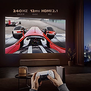 Formovie V10 Home 4K Projector | Native 4K Ultra HD | 2500 ANSI Lumens | MT9669 4GB 64GB | 240Hz MEMC | WiFi 6 | HDMI 2.1 | Hi-Fi Stereo Speaker | Android OS English Support