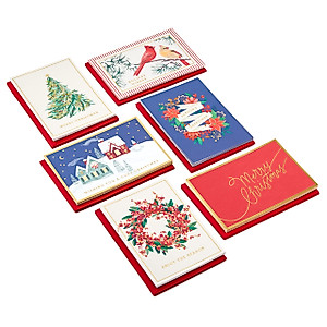 Hallmark Boxed Christmas Cards Assortment, Cozy Christmas (6 Designs, 36 Cards with Envelopes)