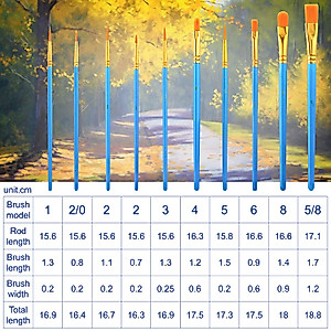 Painting Brush Palette Set, with 6 Packs of 60 Brushes and 6 Palettes ,Nylon Brush Head, Suitable for Oil Watercolor, etc., Perfect Art Painting Set.