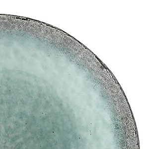 Gibson Elite Green Lantern 16 Piece Double Bowl Dinnerware Set, Teal