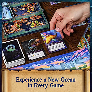 Northstar Game Studio Oceans Board Game | Beautiful Strategy Game for Adults, Teens & Families | Create Aquatic Species in This Ecosystem Game | 2-4 Players, 90 mins, Age 12+