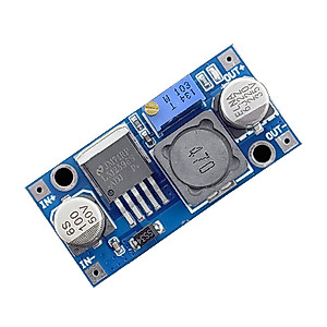 10Gtek# Buck Converter Step Down Module LM2596 DC to DC Voltage Regulator, 3.0~40V to 1.5~35V Power Supply Module, Pack of 2