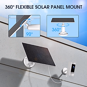 EBL Solar Panel Compatible for Spotlight Cam Battery and Stick Up Cam Battery 2nd & 3rd Gen Upgraded