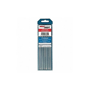 MILLER ELECTRIC Tungsten Electrode,0.040" D,7" L,PK10
