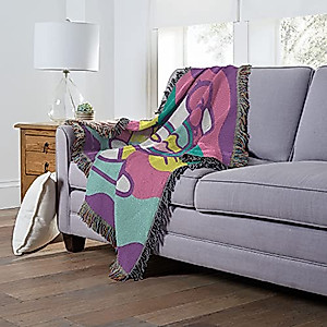 Northwest Woven Tapestry Throw Blanket, 48" x 60", Hello Kitty Cool Kitty