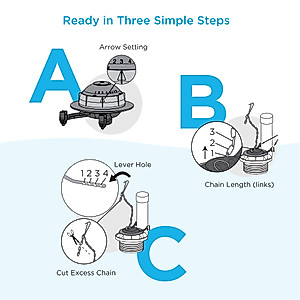 TOTO THU500S Replacement Flapper for Select 3 Inch Flush Valve Tanks, Red (1 Pack)