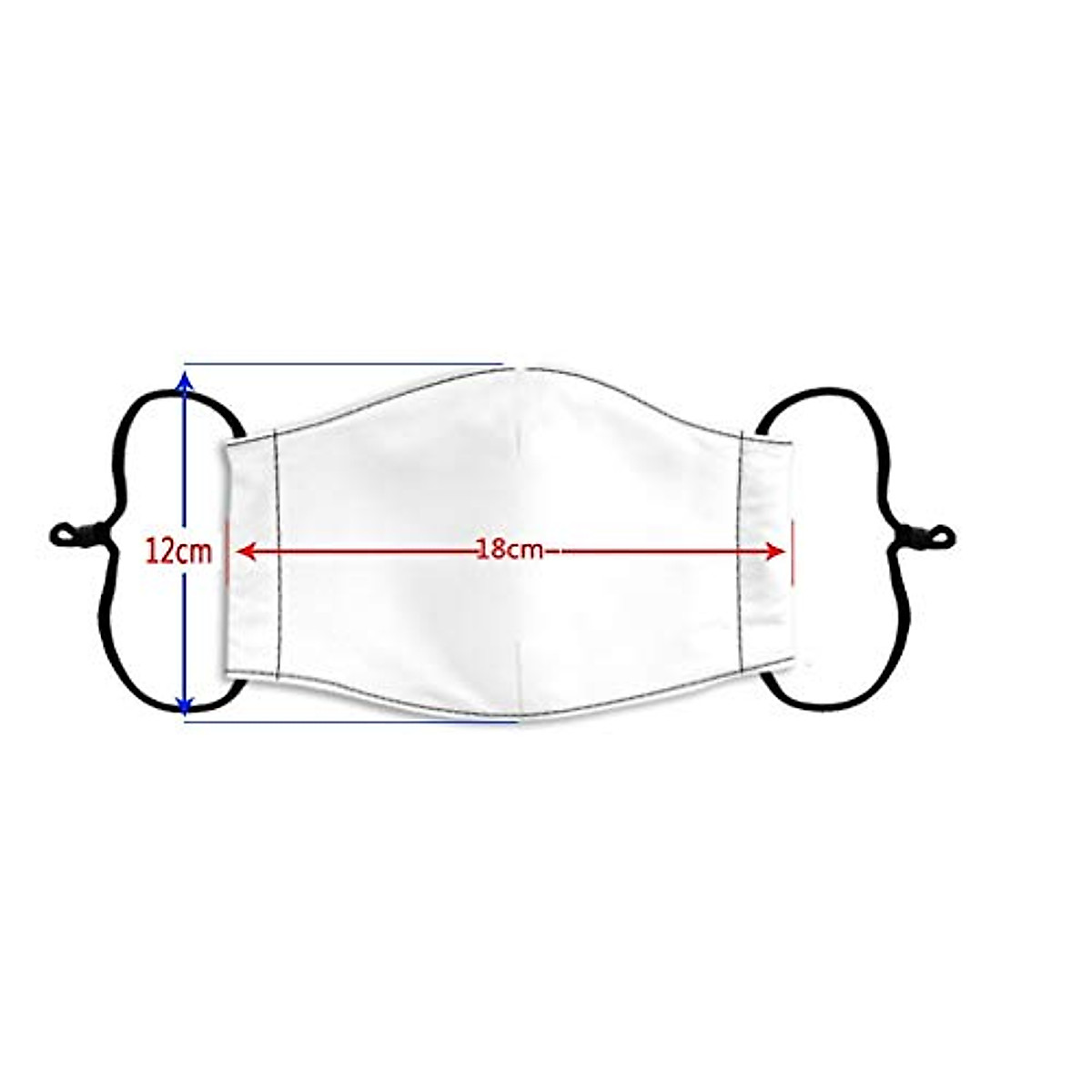 Walsent 5PCS Children Cute Print Washable and Adjustable Face Bandanas for Kids Outdoor Protective Stay Safe Face Bandanas, Christmas Decorations