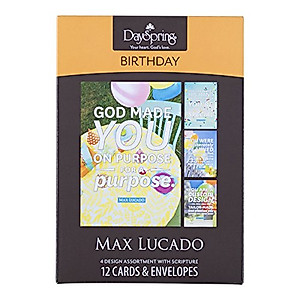Birthday Inspirational Boxed Cards - Max Lucado - God Made You