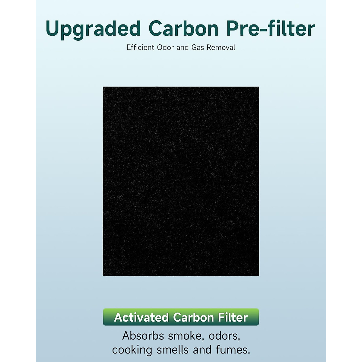 6-Pack Prefilter A for Honeywell HPA300 Series Air Purifiers, HRF-A300 Carbon Pre Filter, Thickened to 1/4 Inch