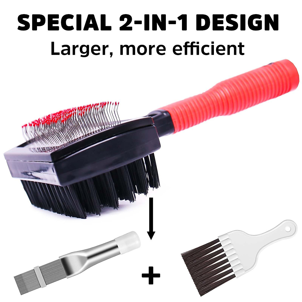 2-in-1 Air Conditioner Condenser Evaporator Coil Fin Cleaning Brush