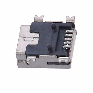 bnafes 10 Pcs Mini USB Type B Female Port 5-Pin 180 Degree SMD SMT PCB Jack Socket