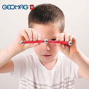 Geomag Magnetic Toys Classics 25-Piece Building Set for Kids Ages 3-99 | Swiss-Made STEM & STEAM Authenticated Educational Toy Made from 100% Recycled Plastic | Creative Learning Play