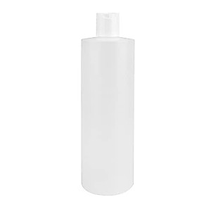 IMPRESA 3 Pack 16oz Plastic Bottle with 6 Caps in 2 Styles - BPA Free Latex-Free, Food-Grade, Great for Shampoo, Body Wash, Sauce and More