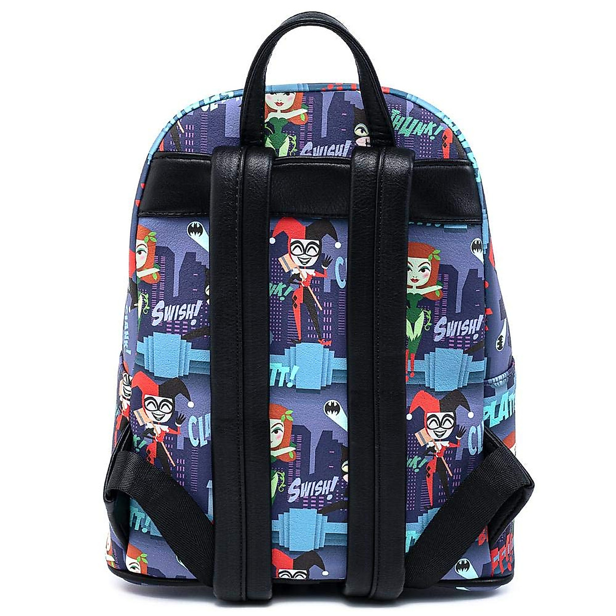 Loungefly x DC Comics Gotham City Sirens Allover Print Mini Backpack