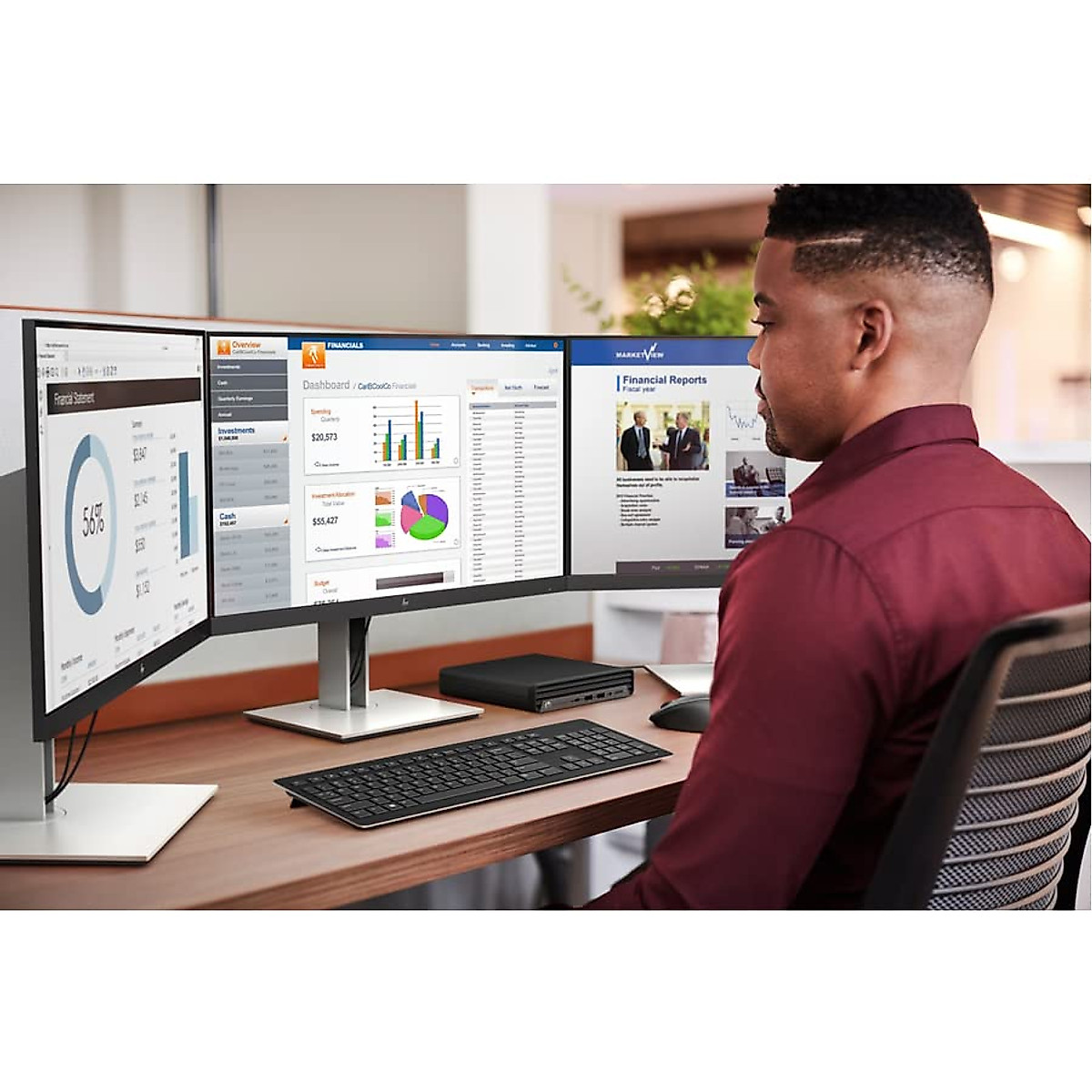 HP EliteDesk 805 G6 Desktop Computer - AMD Ryzen 5 PRO 4650GE Hexa-core (6 Core) 3.30 GHz - 8 GB RAM DDR4 SDRAM - 256 GB M.2 PCI Express NVMe SSD - Desktop Mini - AMD PRO 565 Chip - Windows 10 Pro 64-