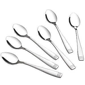 Obstnny 12-Piece Stainless Steel Tea Spoon Set, Small Spoons