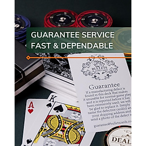 Bullets Playing Cards, Backpacker Playing Cards, Plastic Playing Cards in Aluminium Box with Rules for 5 Backpacker Games, Including Cut-Card