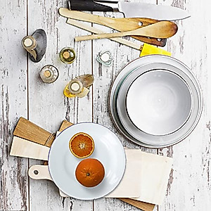 Hemoton 8 Pcs Vintage Enamel Plate Fruit Plate Enamel Fruit Platter Vintage Salad Plate Enamel Washing Platter Vintage Enamel Trays Enamelware Serving Platter ( 14cm/ 5.5inch )